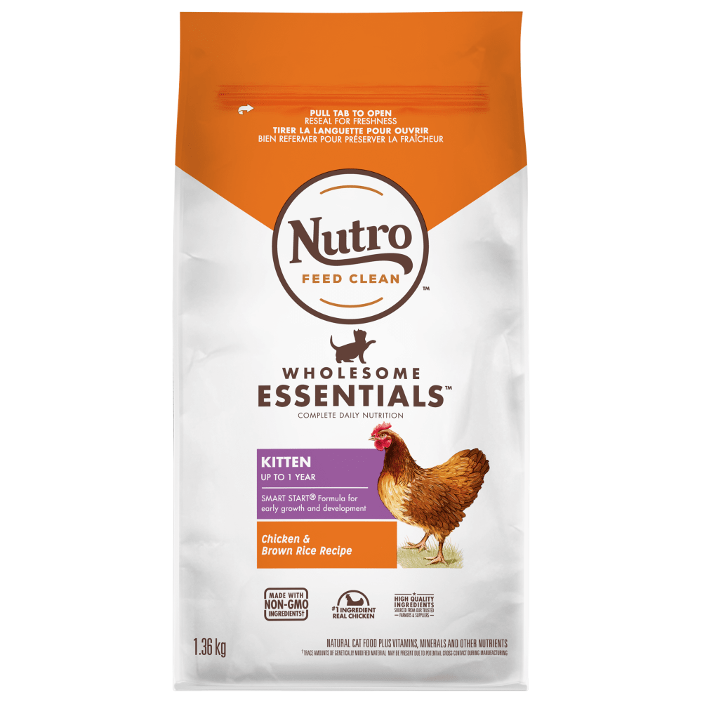 NUTRO™ WHOLESOME ESSENTIALS™ Kitten Chicken & Brown Rice Recipe