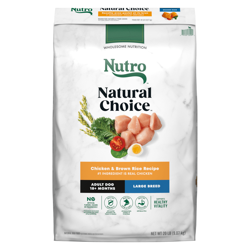 NUTRO NATURAL CHOICE Large Breed Adult Chicken & Brown Rice Recipe